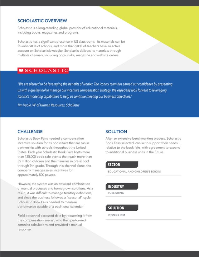 Case Study: Scholastic | PDF | Business | Business and Finance