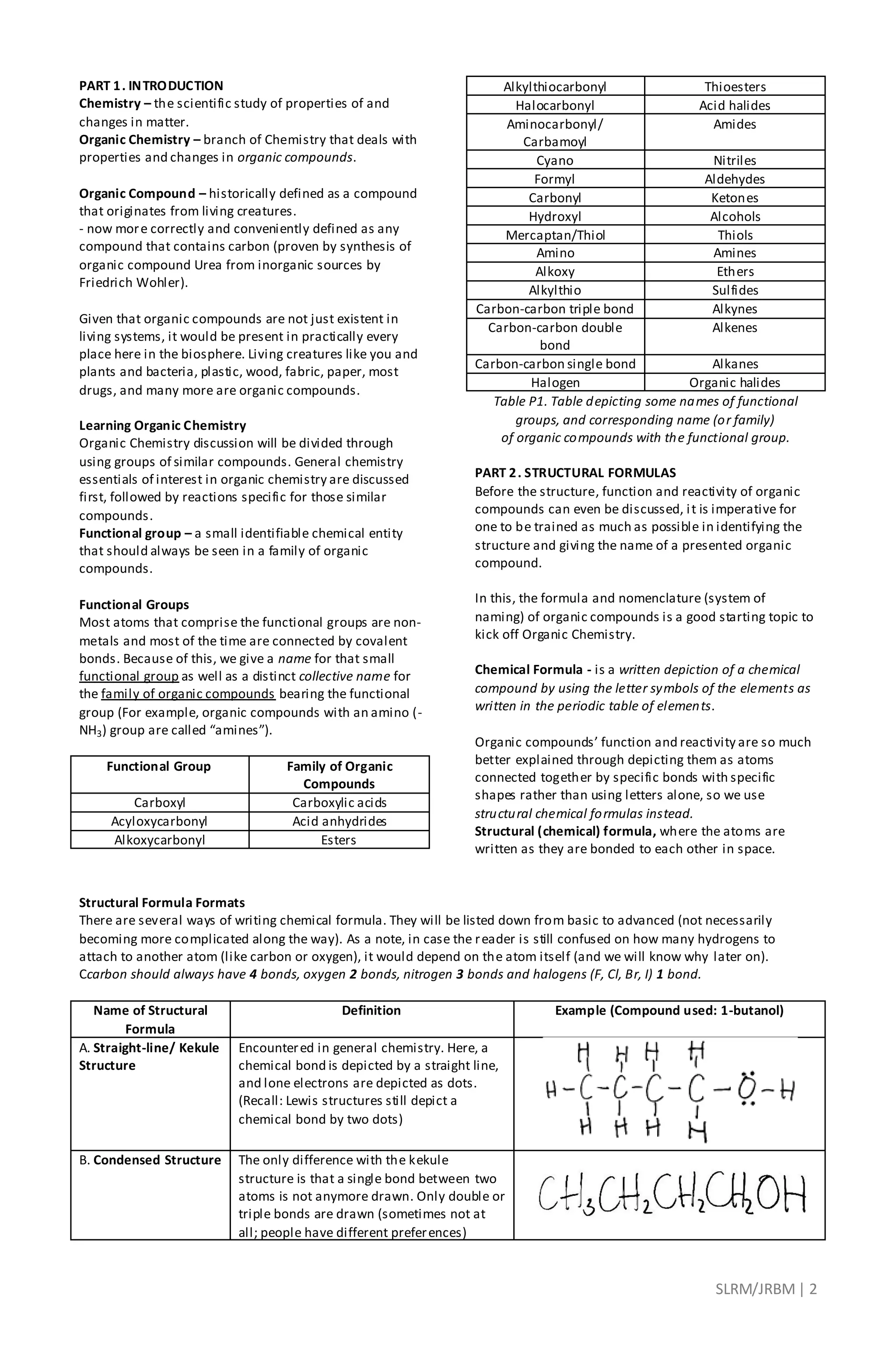 COMPREHENSIVE HANDOUT FOR ORGANIC CHEMISTRY | PDF
