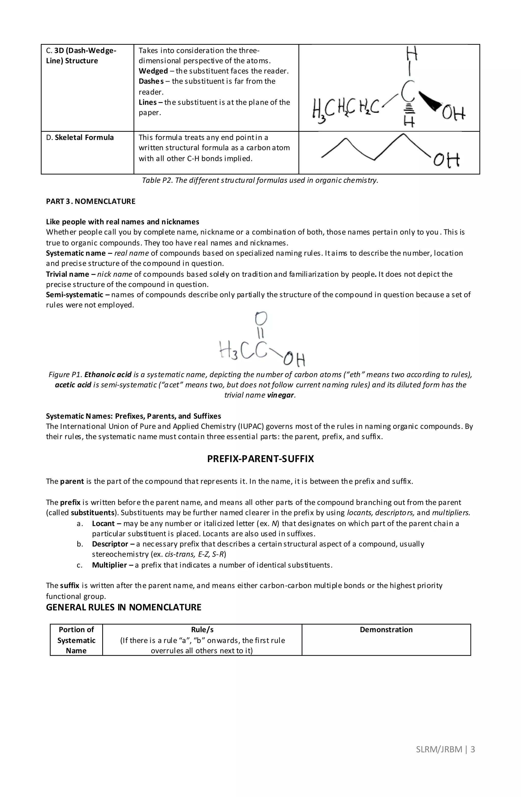 COMPREHENSIVE HANDOUT FOR ORGANIC CHEMISTRY | PDF