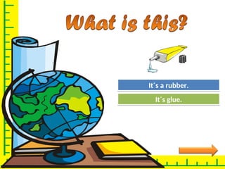 school supplies english learning kids ss | PPT