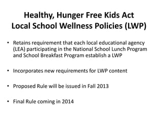 School wellness policies | PPTX