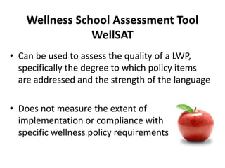 School wellness policies | PPTX