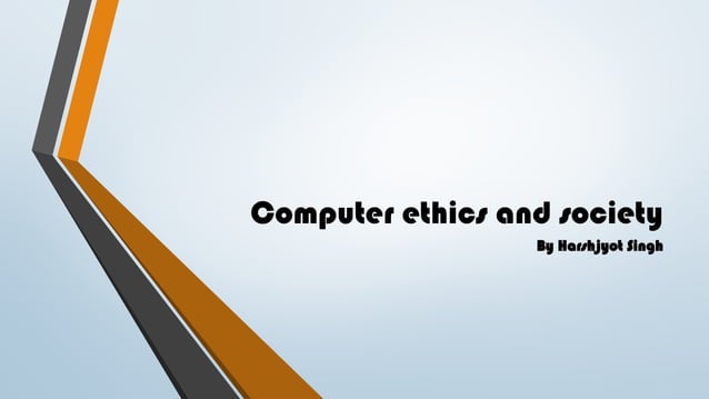 Computer Ethics and History Of computer .pptx