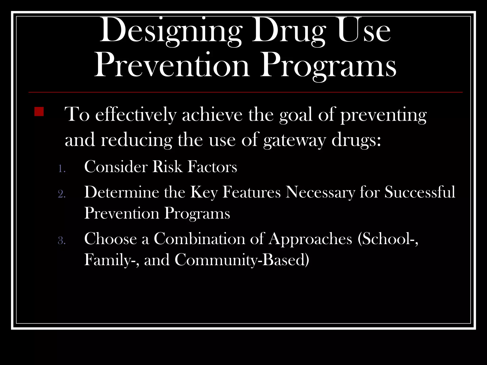 School based drug prevention | PPT