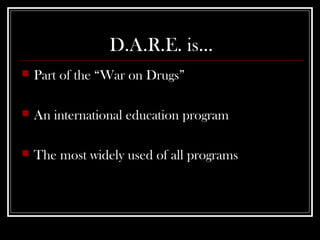 School based drug prevention | PPT