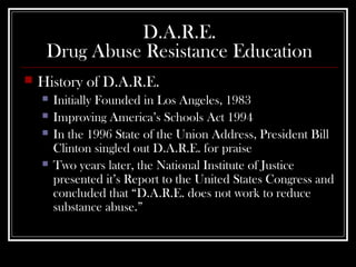 School based drug prevention | PPT