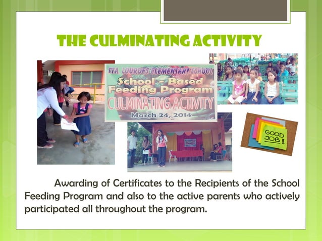 School based feeding program - best practices | PPT