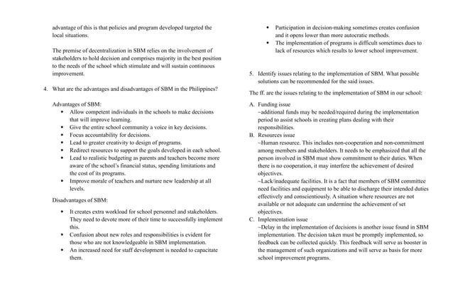 SCHOOL-BASED MANAGEMENT REVIEWER for comprehensive exam | PPT