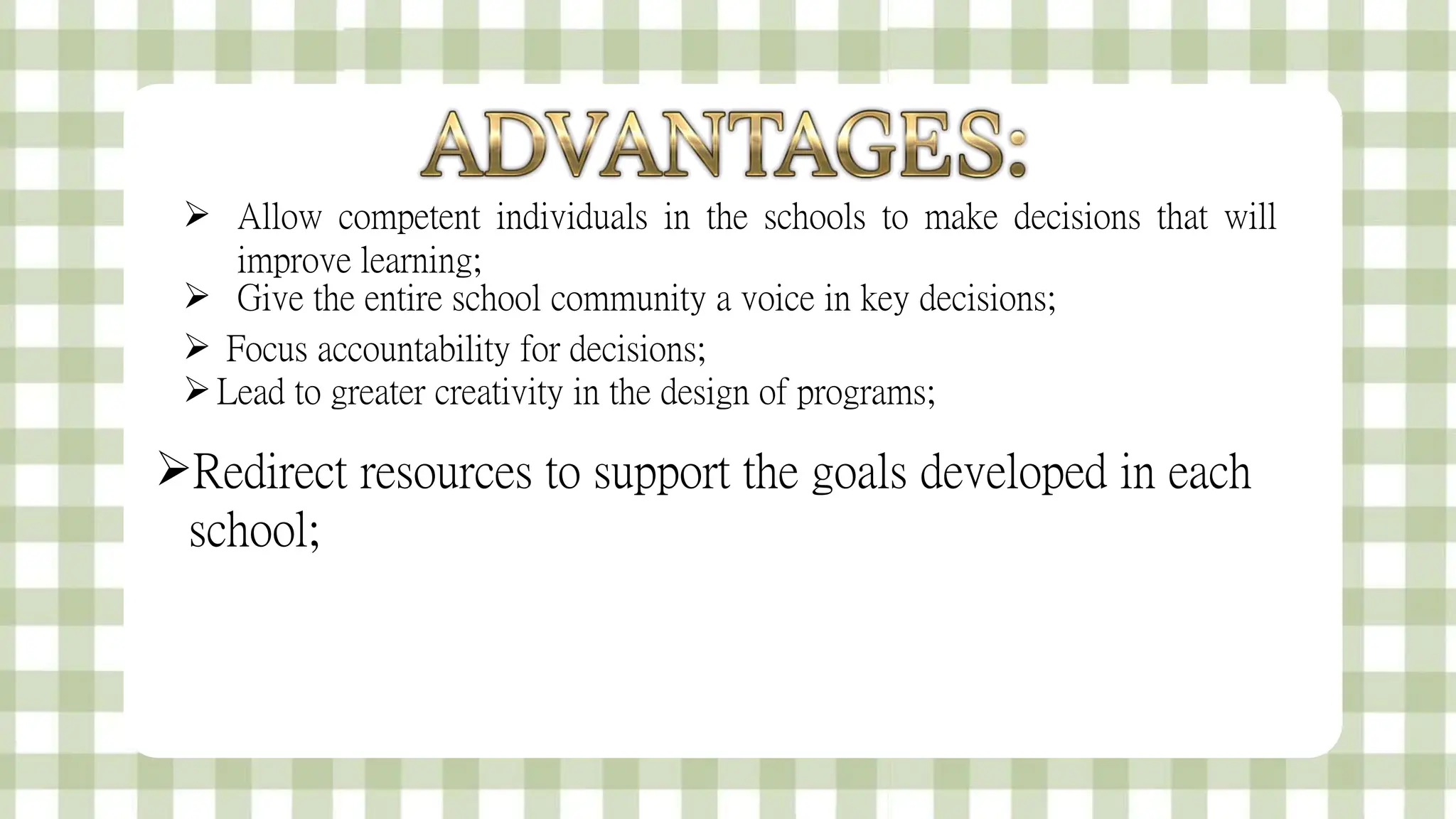 School-Based Management(SBM): Meaning, Advantages and Disadvantages ...