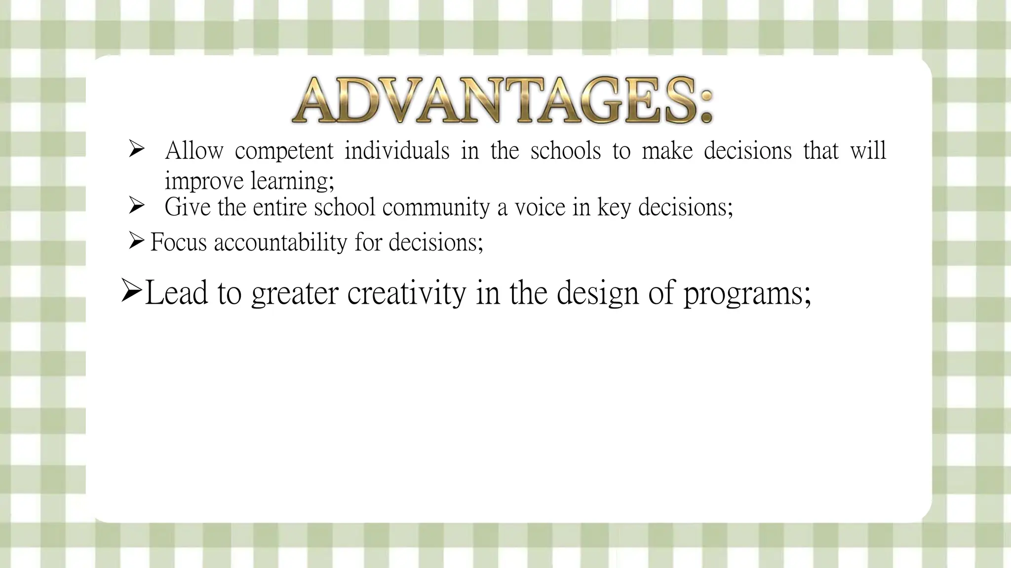 School-Based Management(SBM): Meaning, Advantages and Disadvantages ...