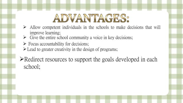 School-Based Management(SBM): Meaning, Advantages and Disadvantages ...