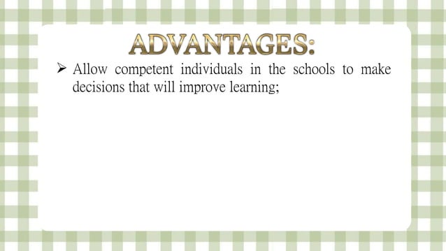 School-Based Management(SBM): Meaning, Advantages and Disadvantages ...