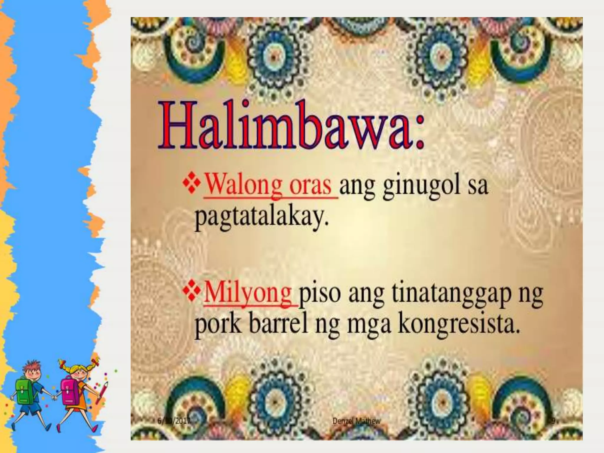 PANG-ABAY AT MGA URI NITO | PPTX