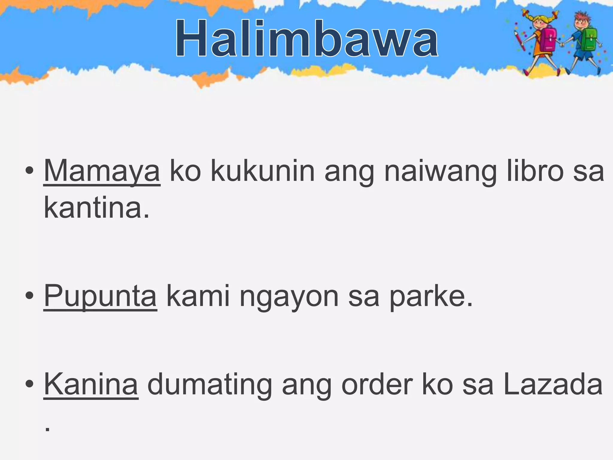 PANG-ABAY AT MGA URI NITO | PPTX
