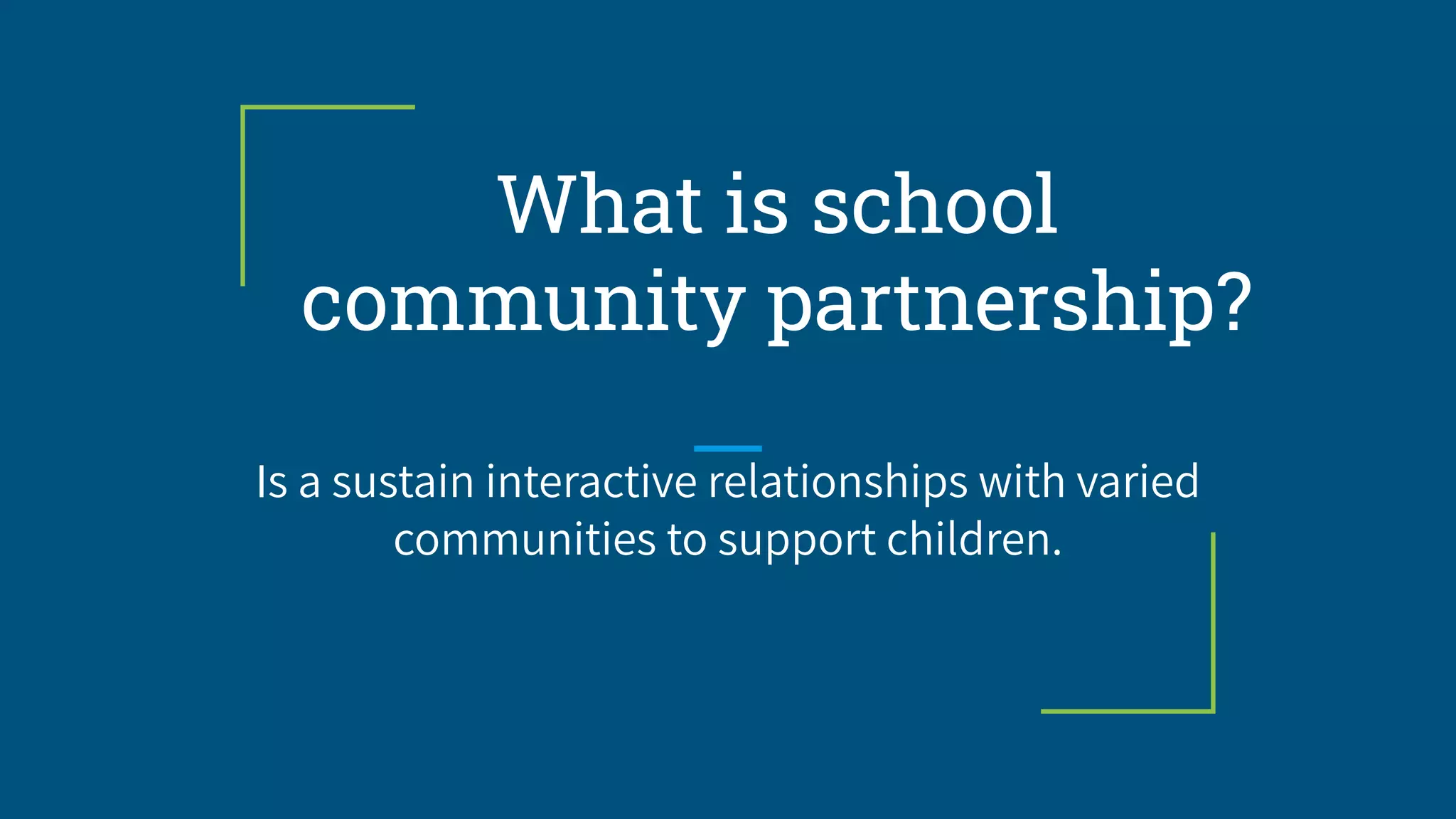 School-Community Partnership GG | PDF