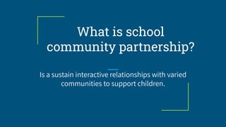 School-Community Partnership GG | PDF