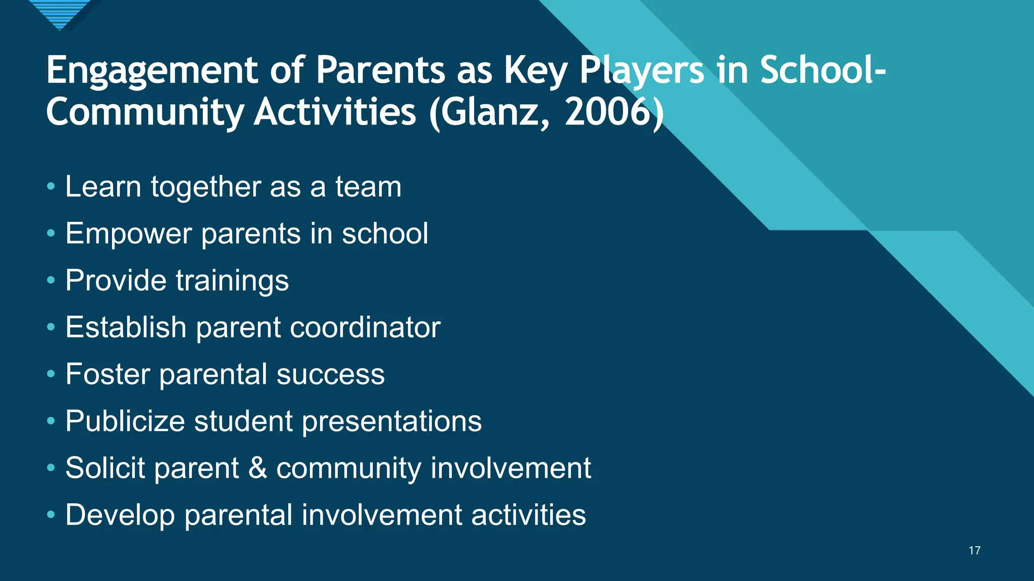 School-Community Leadership Best Practices in Building Alliances to ...