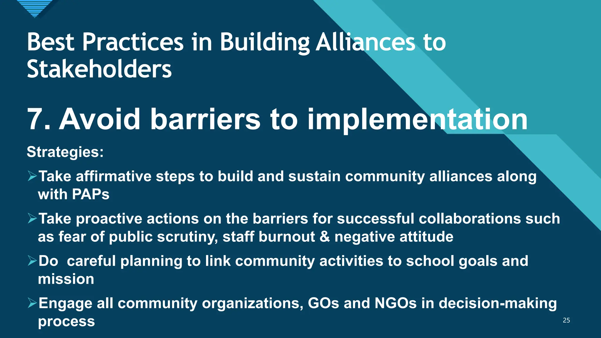 School-Community Leadership Best Practices in Building Alliances to ...