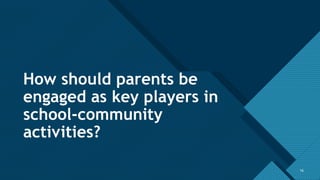 School-Community Leadership Best Practices in Building Alliances to ...
