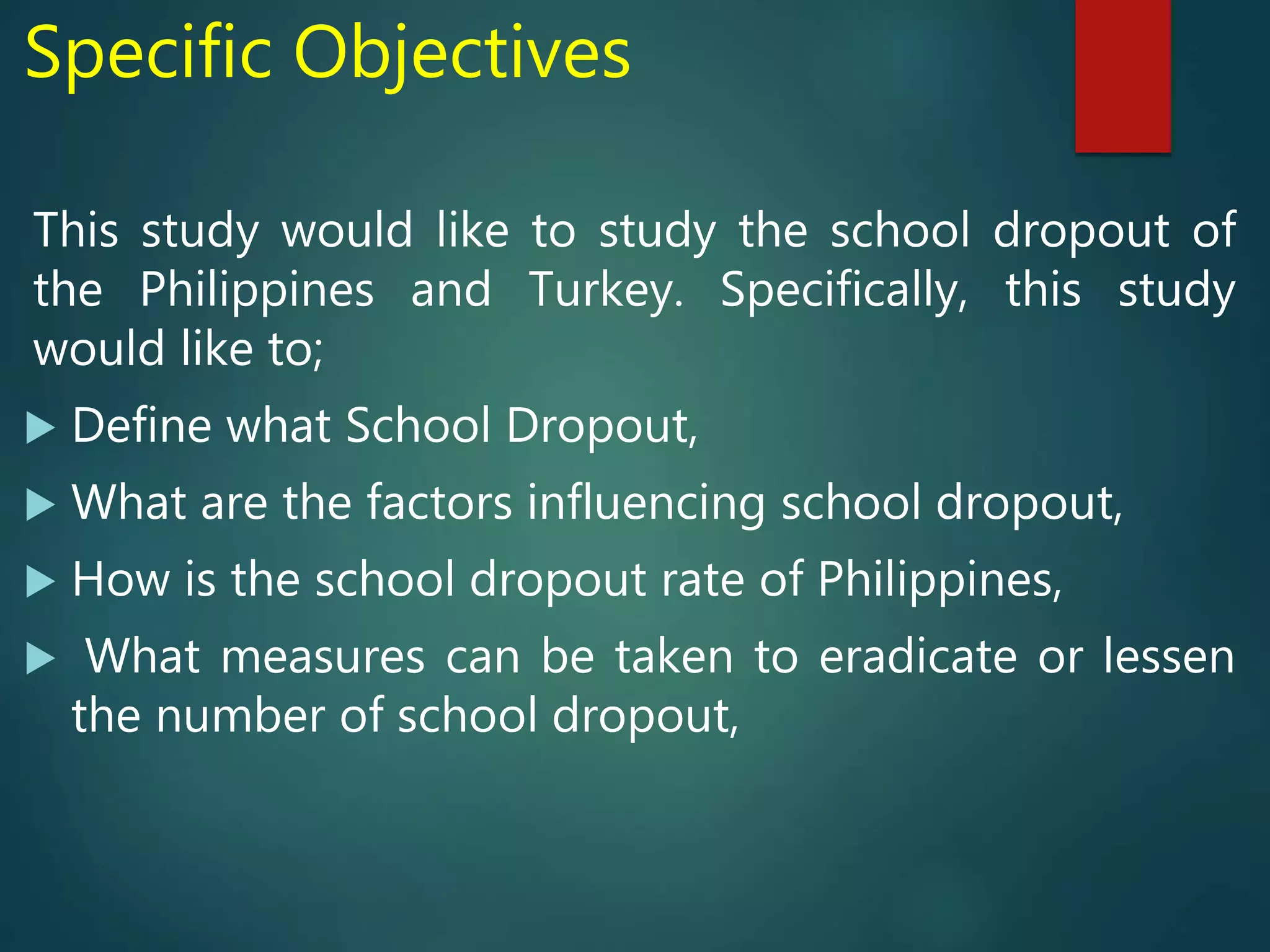 School dropout-study | PPTX