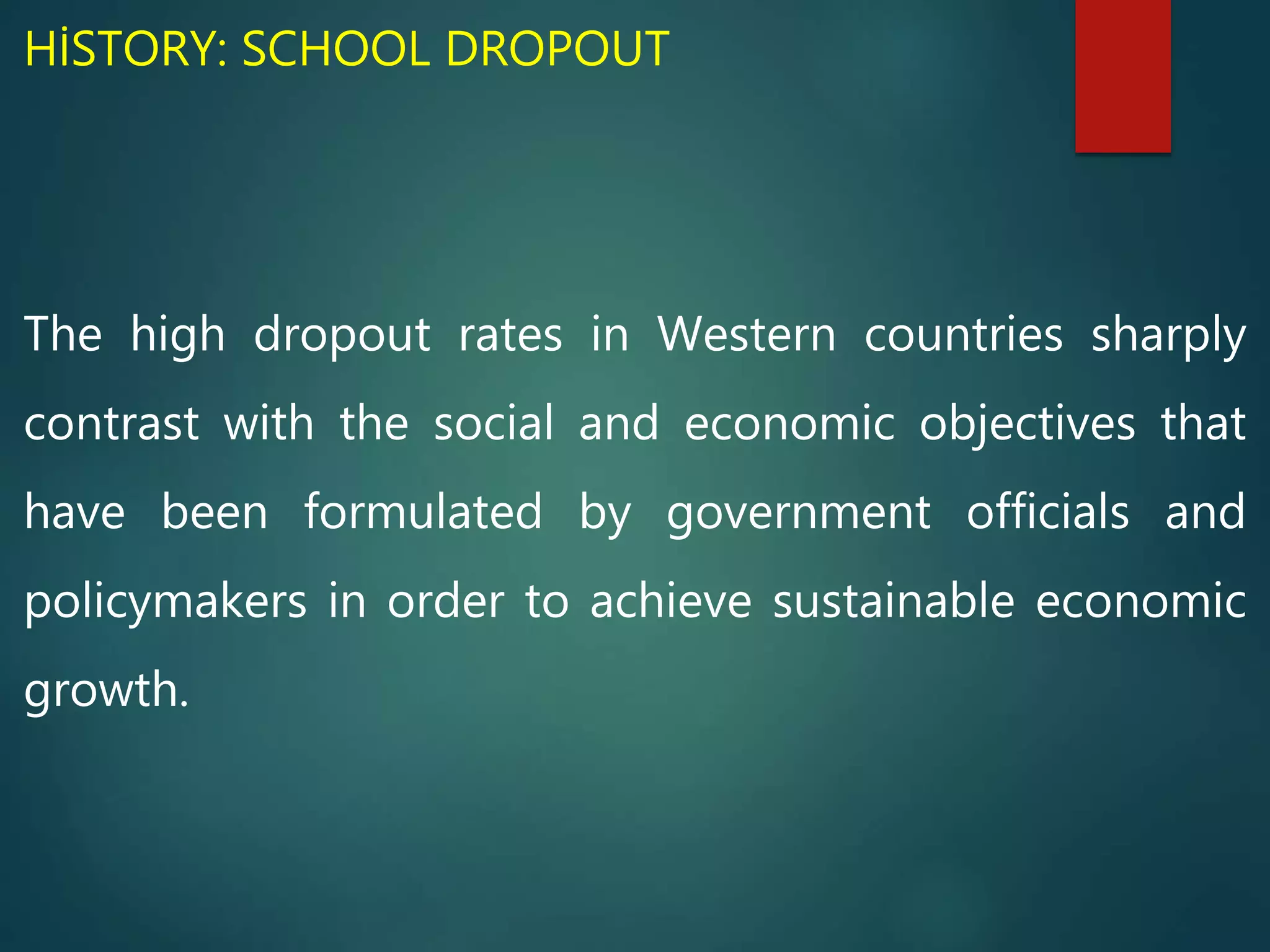 School dropout-study | PPTX