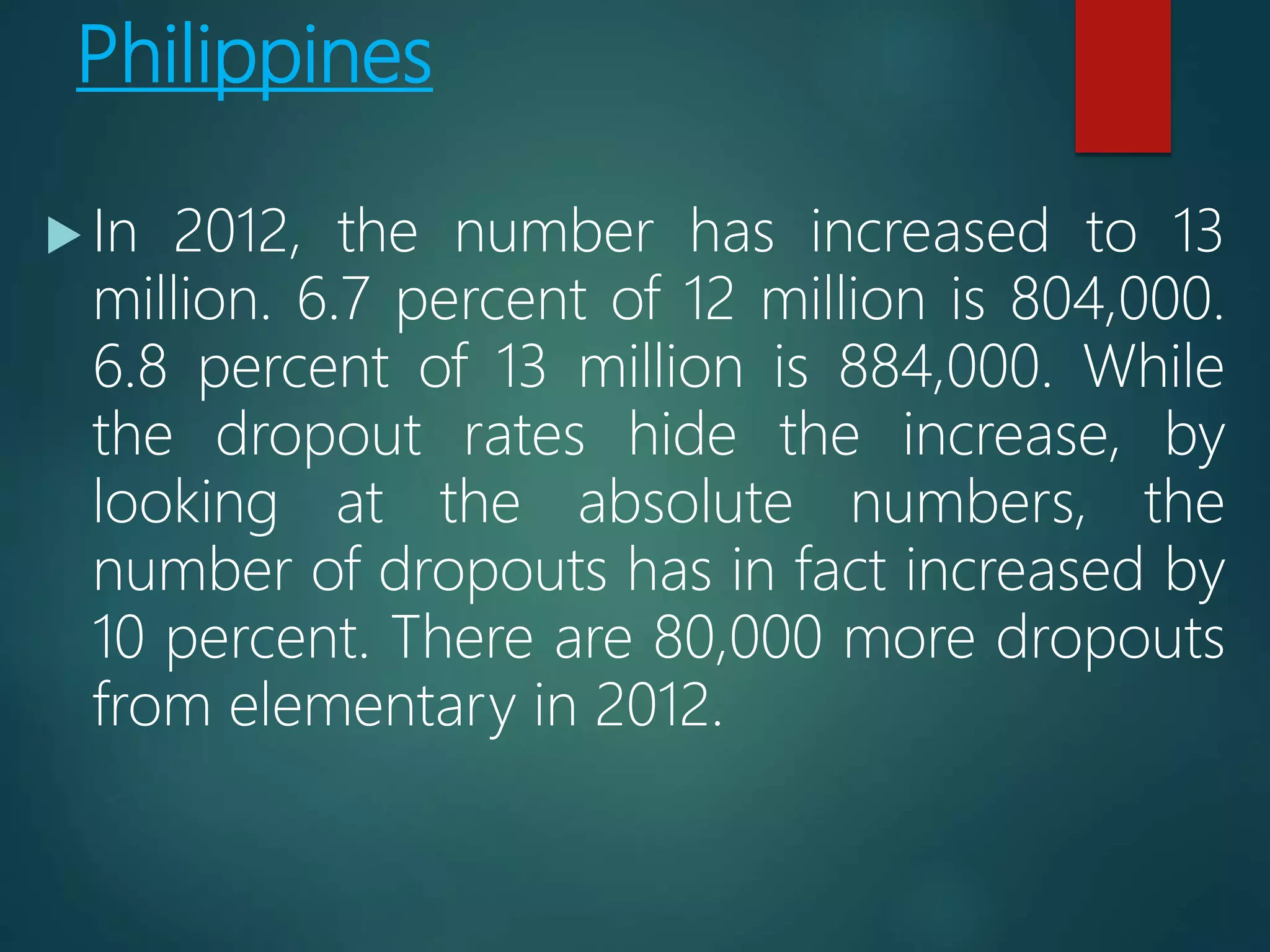 School dropout-study | PPTX