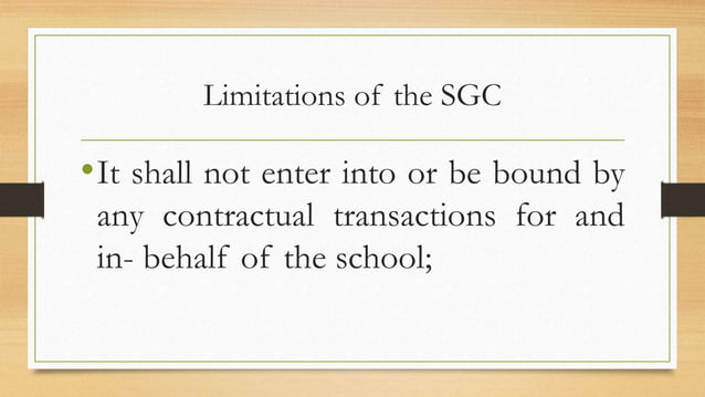 School-Governance-Council.pptx | Professional School | Postgraduate Education