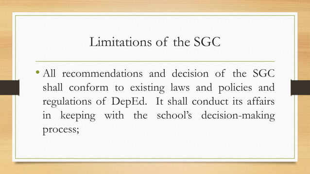 School-Governance-Council.pptx | Professional School | Postgraduate Education