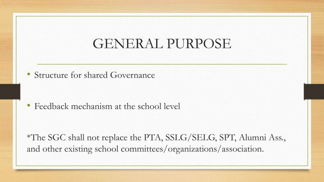 School-Governance-Council.pptx | Professional School | Postgraduate ...