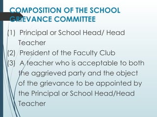 SCHOOL GRIEVANCE COMMITTEE (DepEd Order No. 35, s. 2004).pptx