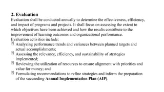 School-Improvement-Plan-Outline in Writing | PPTX