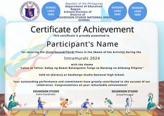 School-Intramurals-Version-2.0.pptx........ | PPTX | Secondary ...