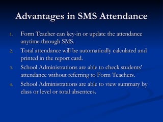 School Management System E Attendance Module | PPT