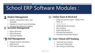 School management-system-software-erp-modules-features | PPT