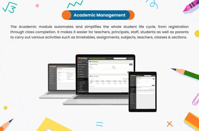 Complete Web-based Solution - School Management System | PPT