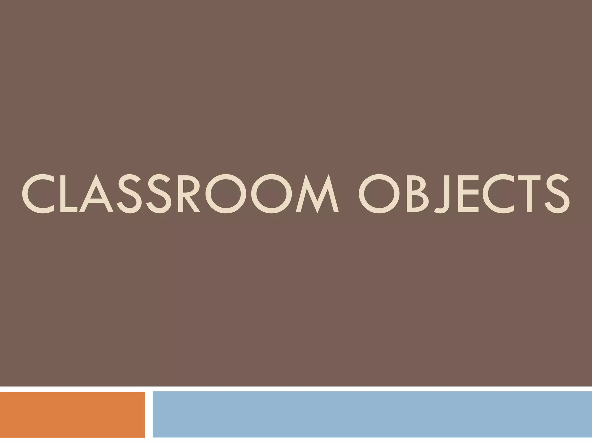 School object | PPT