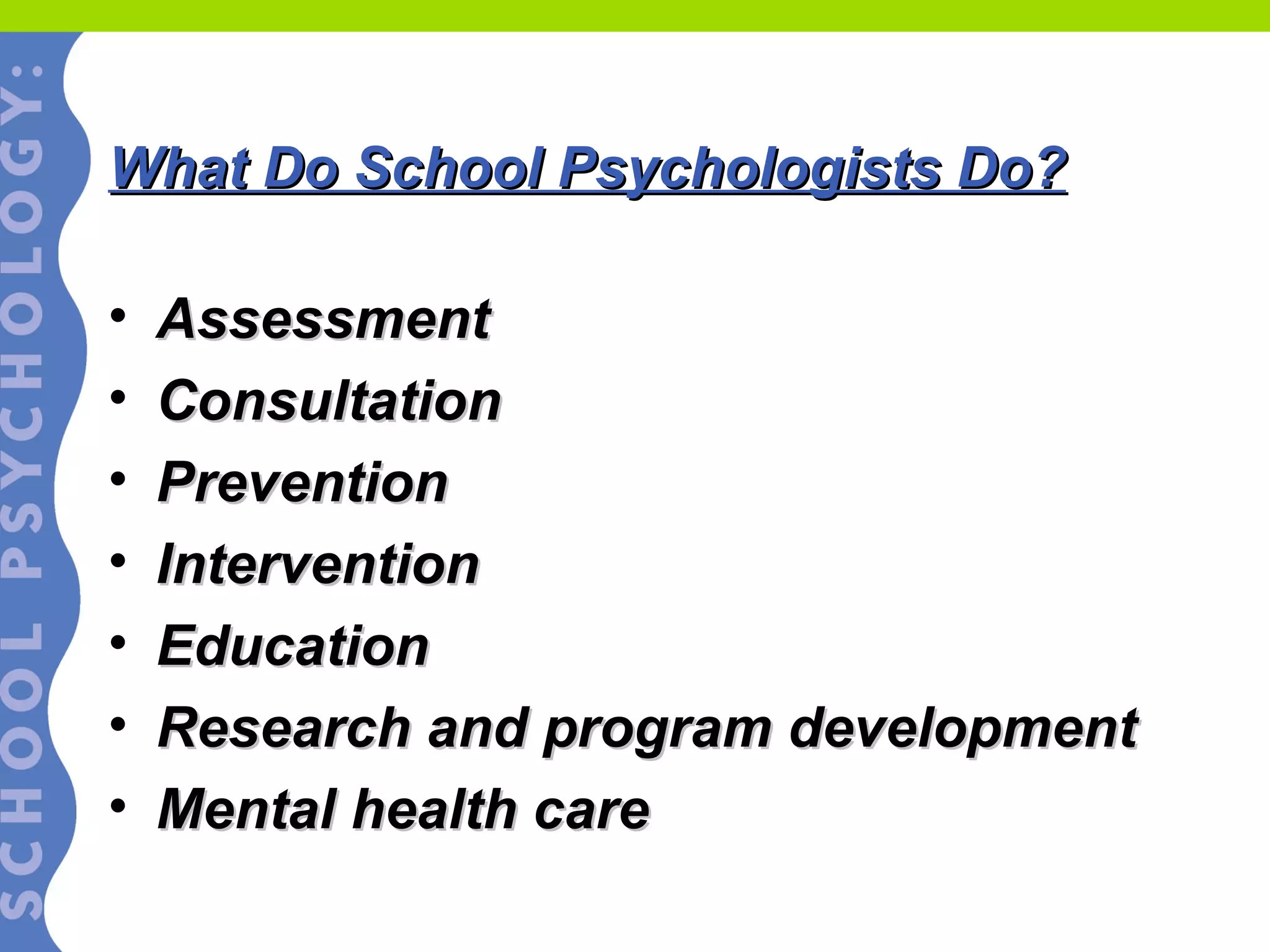 School Psychology | PPT