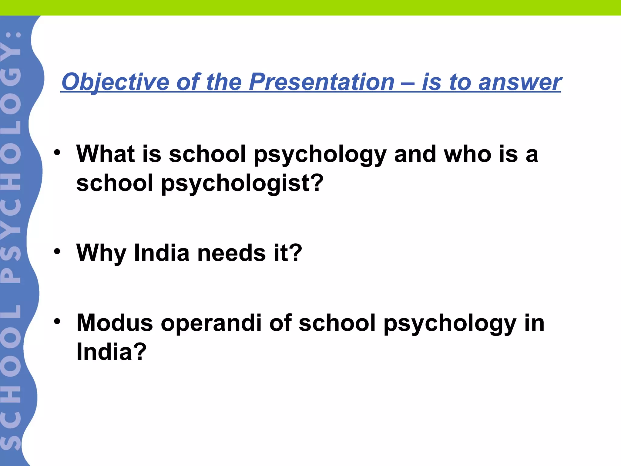 School Psychology | PPT