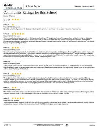 Roosevelt Elementary School Ratings Report | PDF | Standardized Testing ...