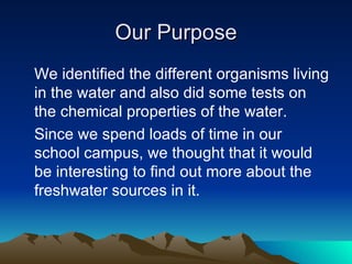 School Water Power Point Presentation | PPT