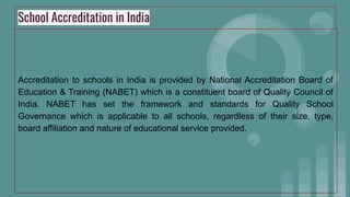 School Accreditation : Meaning, Criteria and Benefits | PDF