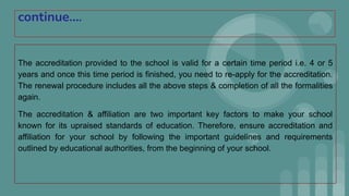 School Accreditation : Meaning, Criteria and Benefits | PDF