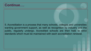 School Accreditation : Meaning, Criteria and Benefits | PDF