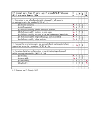 School Administration Self Assessment Survey | PDF | Educational ...