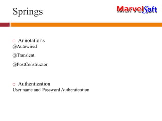 MarvelSoft SchoolAdmin Dev Framework | PPT