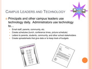 School administration and technology | PPTX