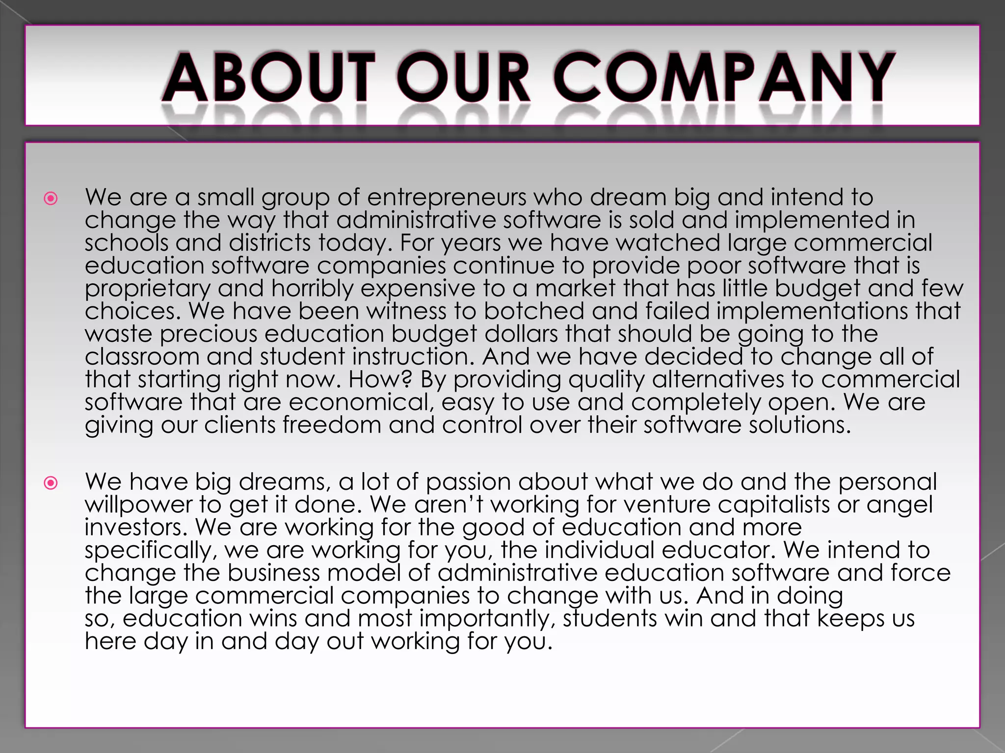 School Administration System - Opensis | PPT