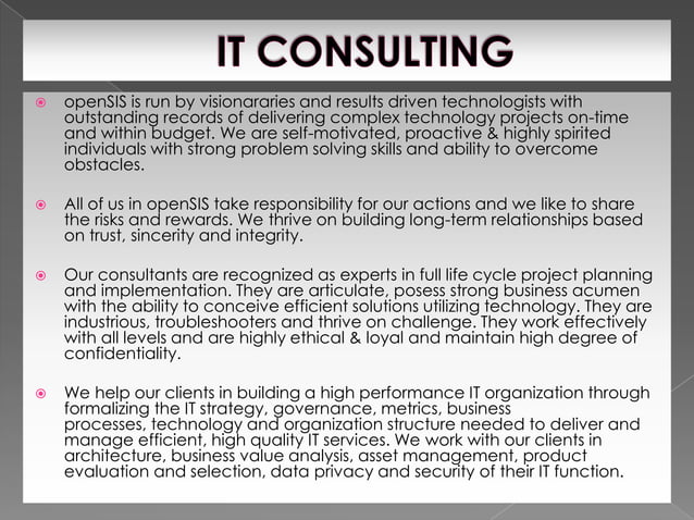 School Administration System - Opensis | PPT