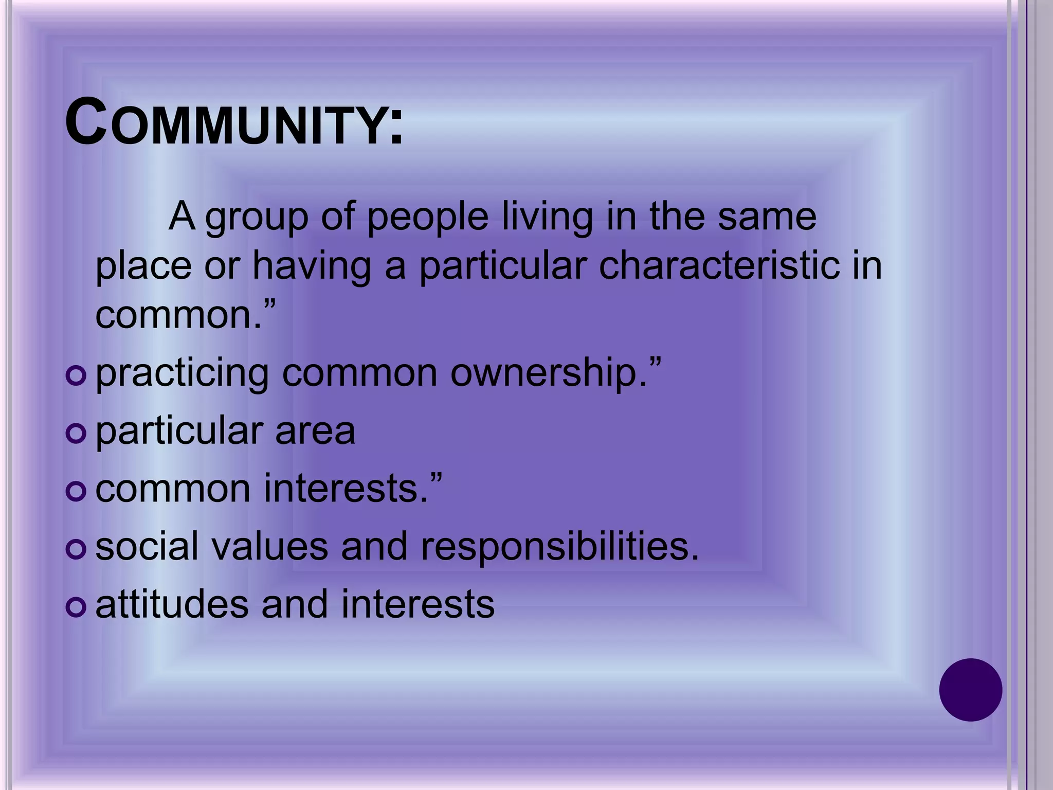 School and community | PPTX