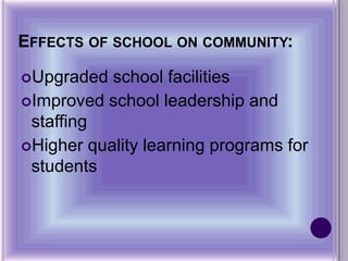 School and community | PPTX